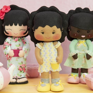 Felt Dolls Pattern - Easy PDF Sewing DIY - Etsy