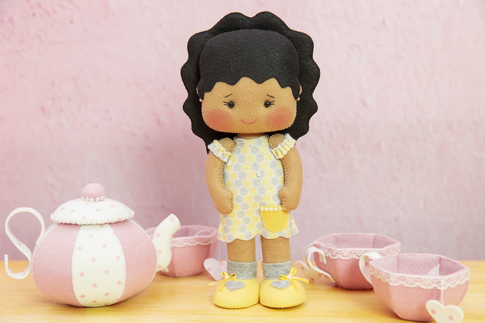 Felt Dolls Pattern Easy PDF Sewing DIY - Etsy