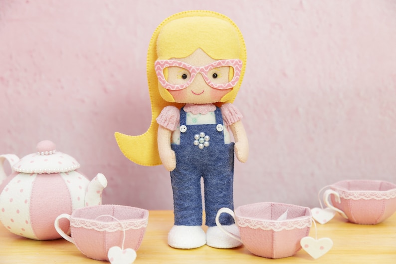 Felt Dolls Pattern - Easy PDF Sewing DIY - Etsy
