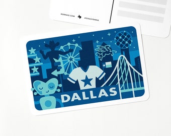 Dallas Texas Postcard - Etsy
