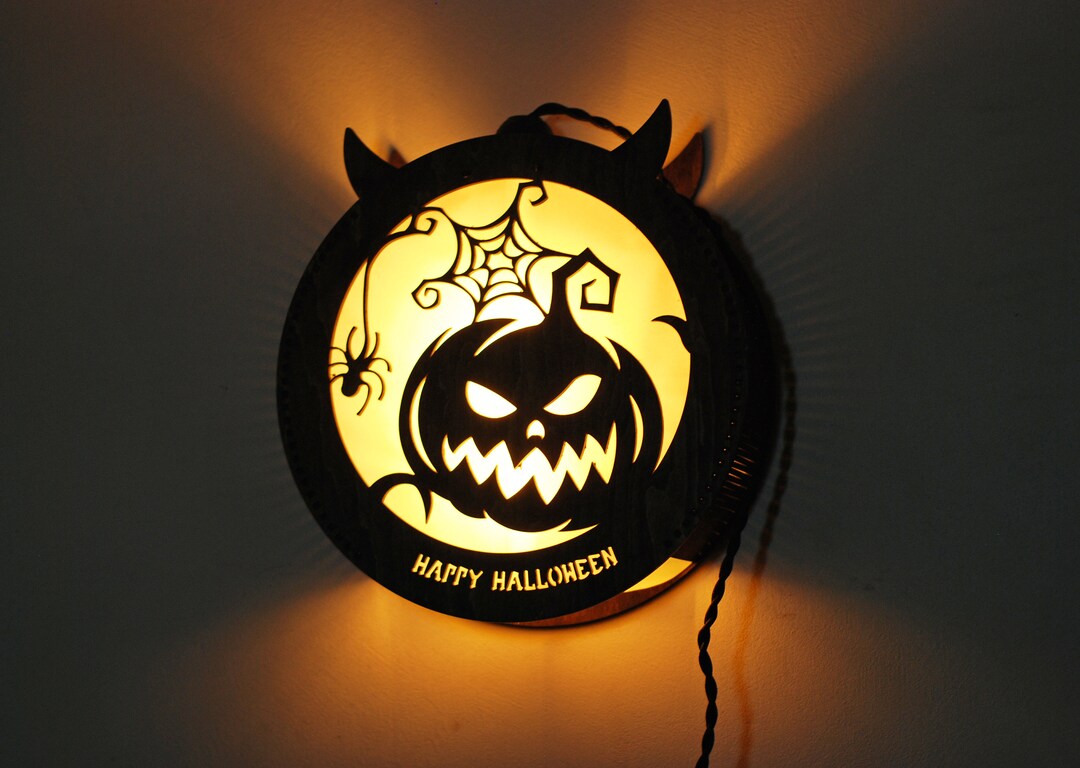 Halloween Decorations Lantern. Indoor, Outdoor Wall and Window ...