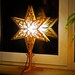 Wooden Window Star Light, Scandinavian Welcome Star, Swedish Christmas ...