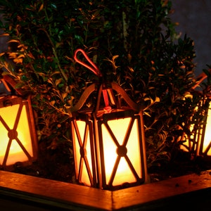 Criss Cross Lantern With Color Changing Leds for Porch or Patio Decor ...