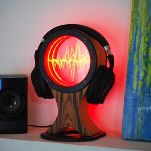 LED Headphone Stand, Holder, or Hanger With Color Changing Lights. A ...