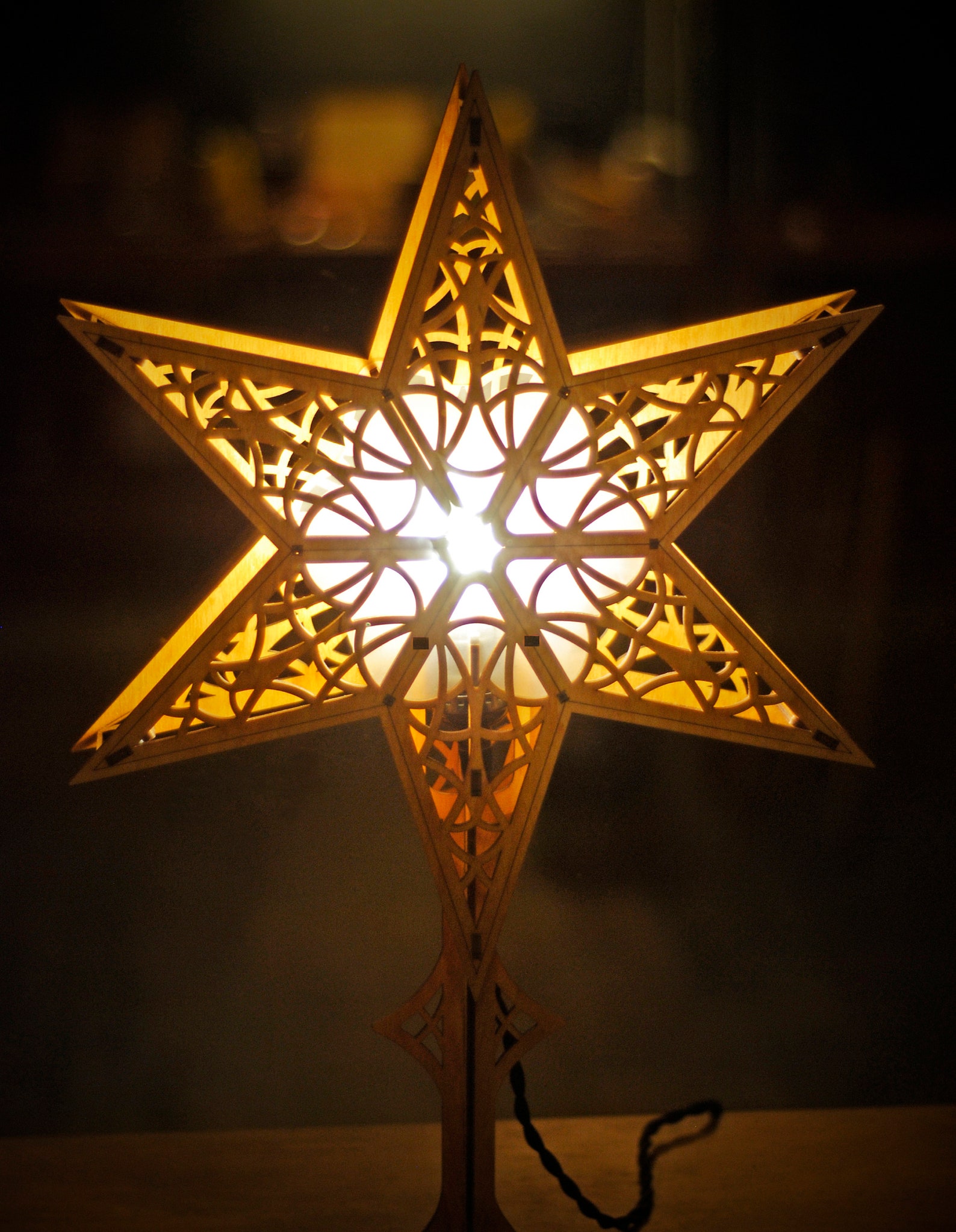Wooden Window Star Light Scandinavian Welcome Star Swedish - Etsy