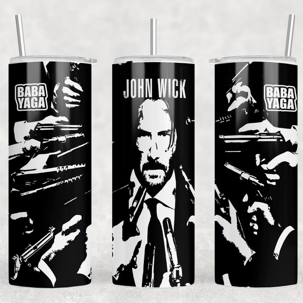 John Wick Tumbler Wrap - Etsy