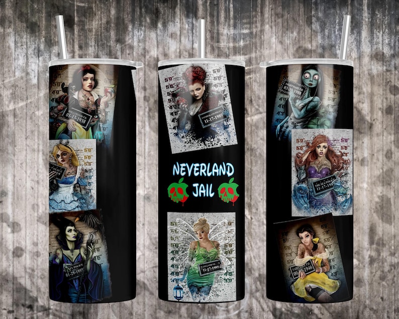 Ladies of Neverland Mugshots 20oz Tumbler Wrap | Digital Download | Bad ...