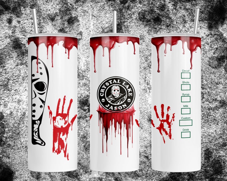 Jason Friday 13th Coffee Tumbler Wrap - Etsy