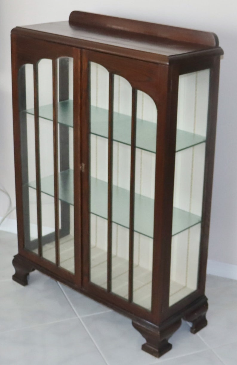 Art Deco Style Curio / Display Cabinet - Etsy