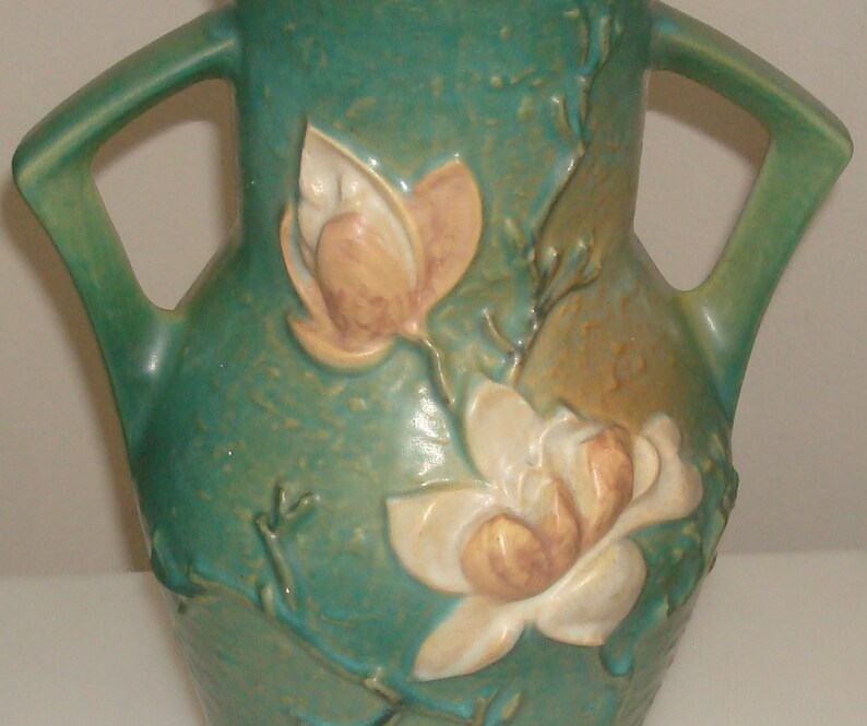 Roseville Art Pottery Tall Vase - Etsy