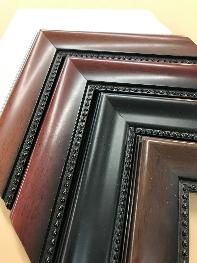 Custom Made to Order Frame Decorative Diploma Beaded Frame in White ...