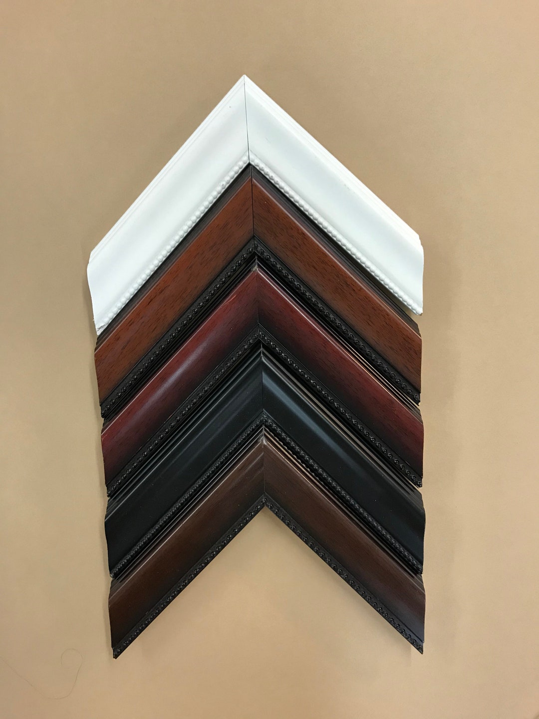 Custom Made to Order Frame Decorative Diploma Beaded Frame in White ...