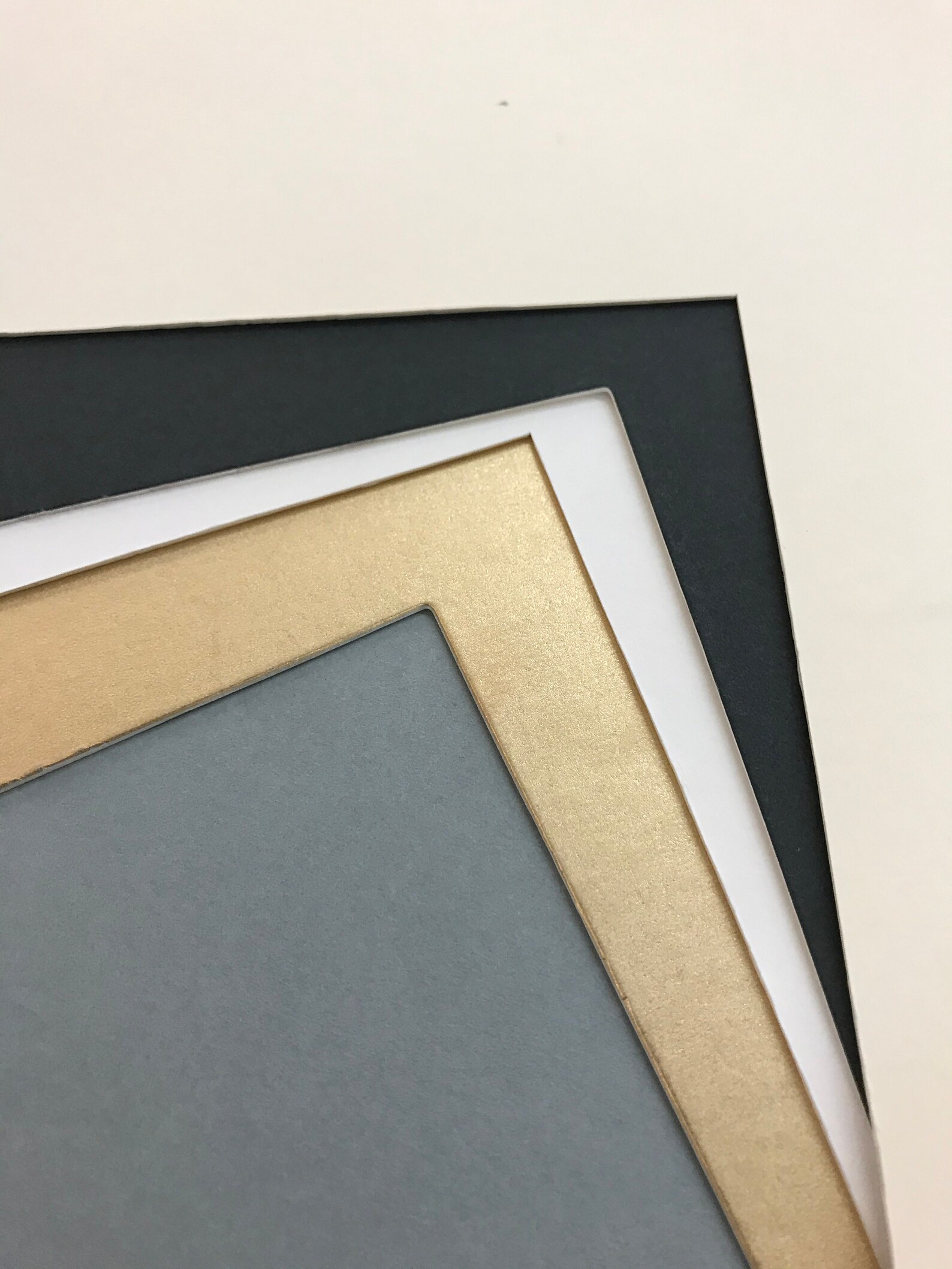 Custom Made Solid Wood Traditional Frames in Black, Gold, or Champagne ...