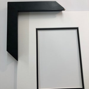 Custom Frame Made to Order Simple but Beautiful Black Frame and Mats - Etsy