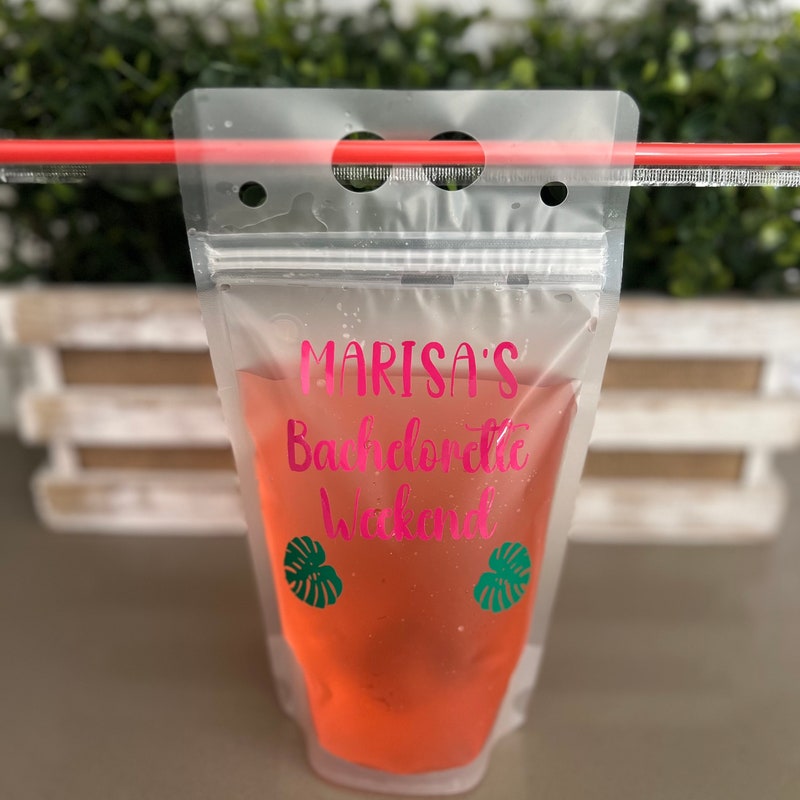 Custom Drink Pouch - Etsy