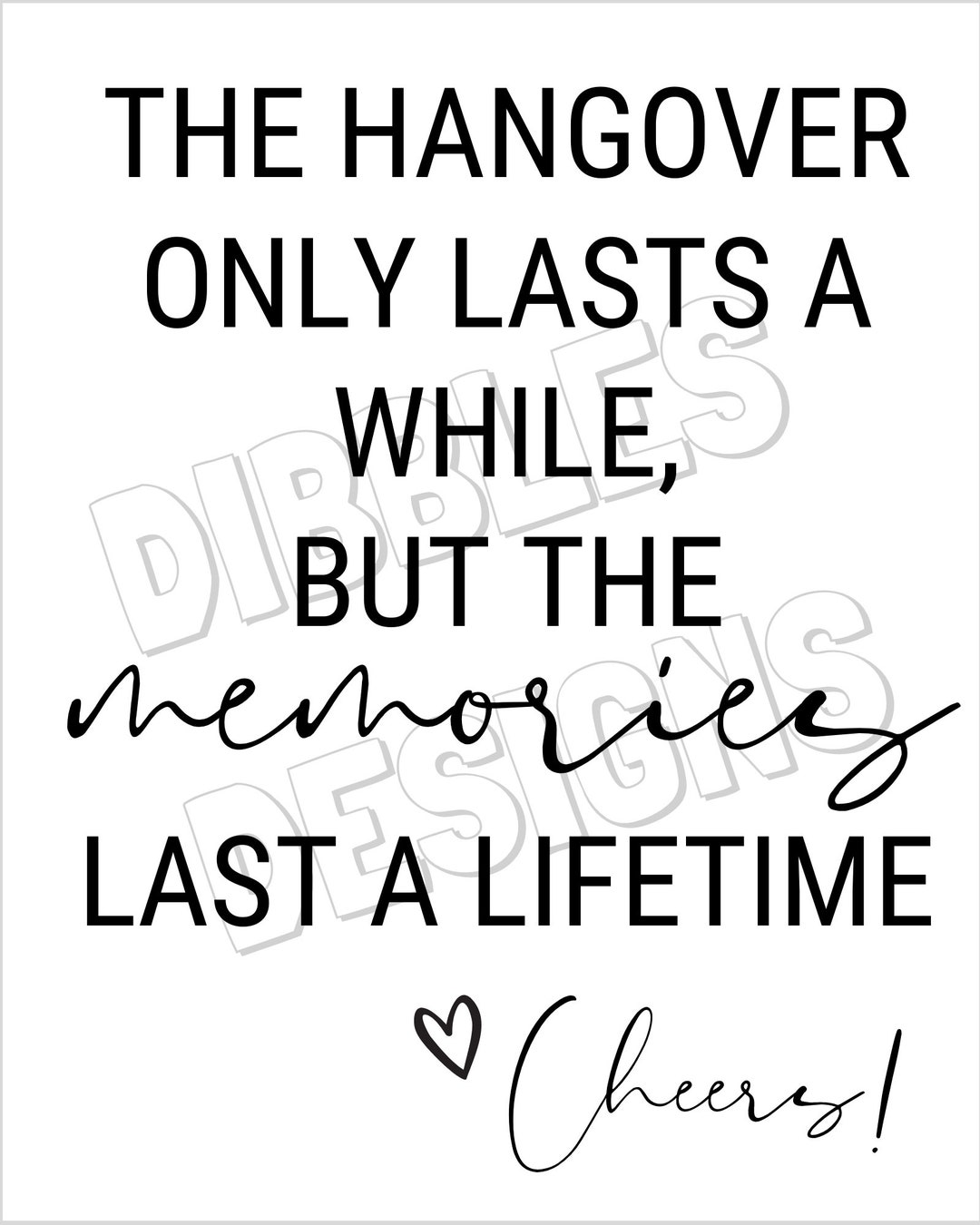 Wedding Bar Sign, Bar Sign, Hangover Sign, Wedding Decor, Fun Wedding ...