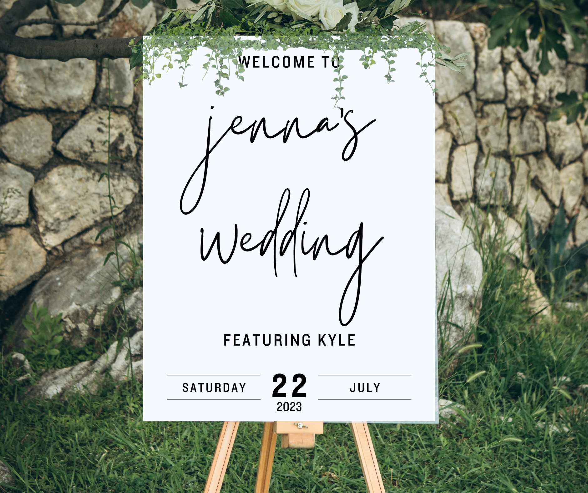 Bride's Welcome Sign, Funny Wedding Welcome, Bride's Wedding, Welcome ...
