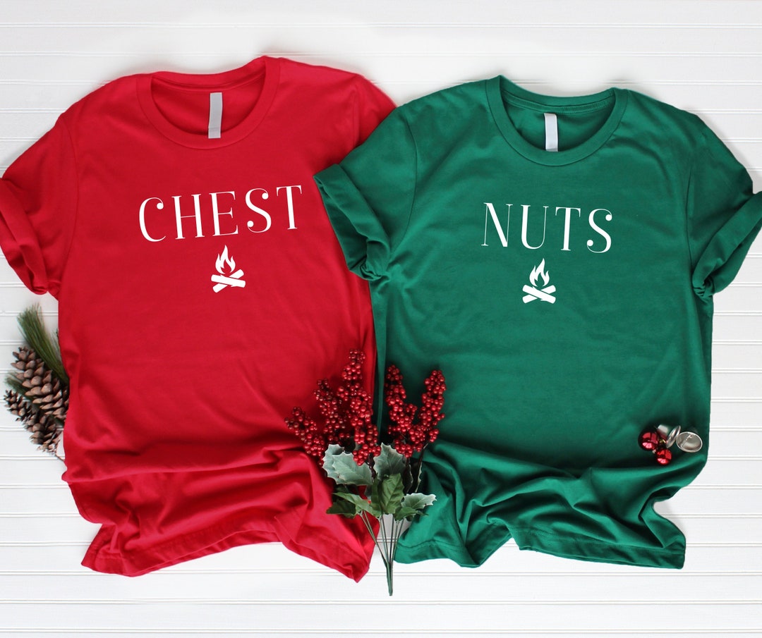 Chestnuts Matching Shirt Svg, Christmas Couple Svg, Funny Christmas ...