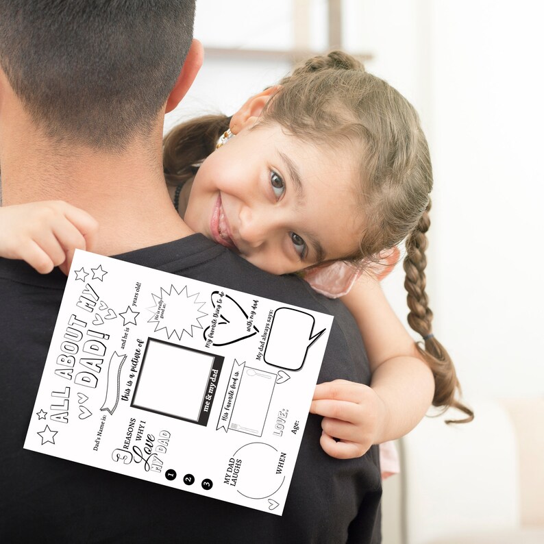 All About My Dad Printable Interview Father's Day Gift - Etsy