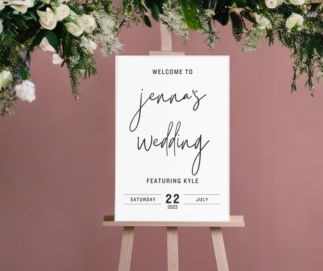 Bride's Welcome Sign, Funny Wedding Welcome, Bride's Wedding, Welcome ...