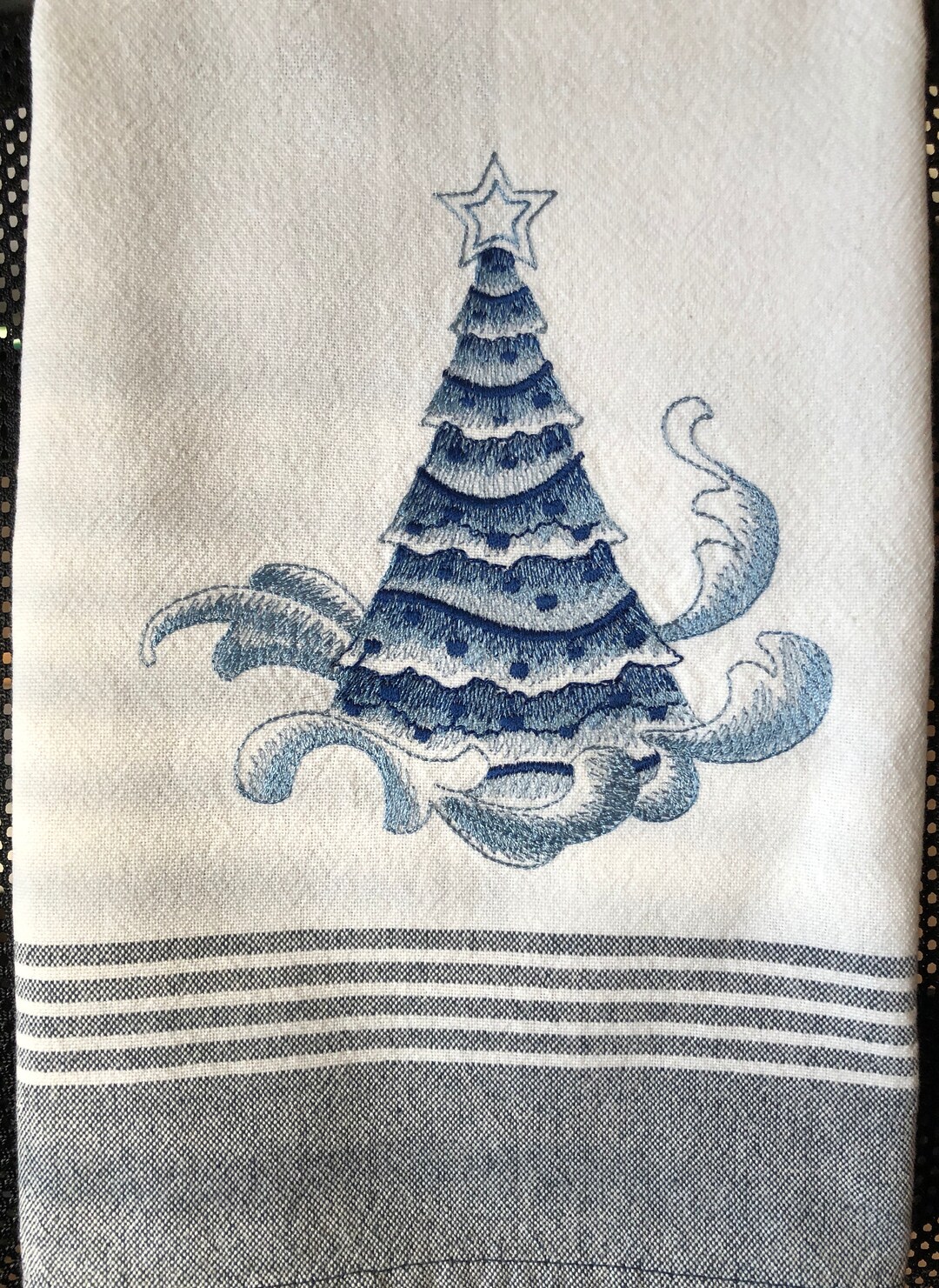 Delft Blue Christmas Tree - Etsy