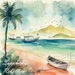 12 Watercolor Beach Digital Paper- Non-seamless - 12x12 Inch Papers ...