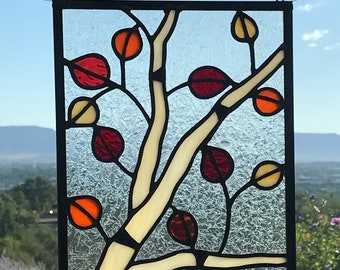 Aspen Tree Stained Glass - Etsy