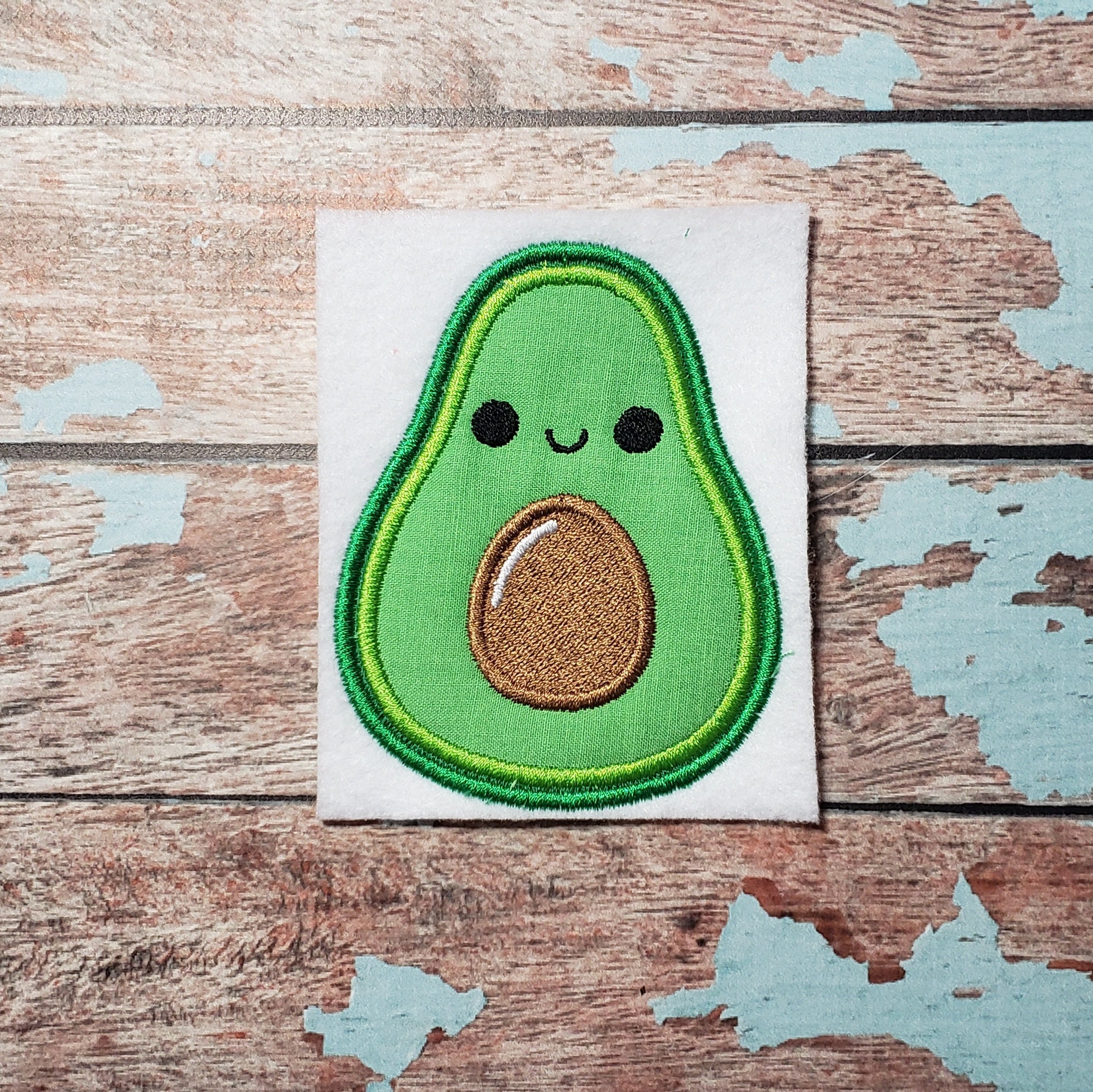 Cute Avocado Embroidery Design - Instant Download - Etsy