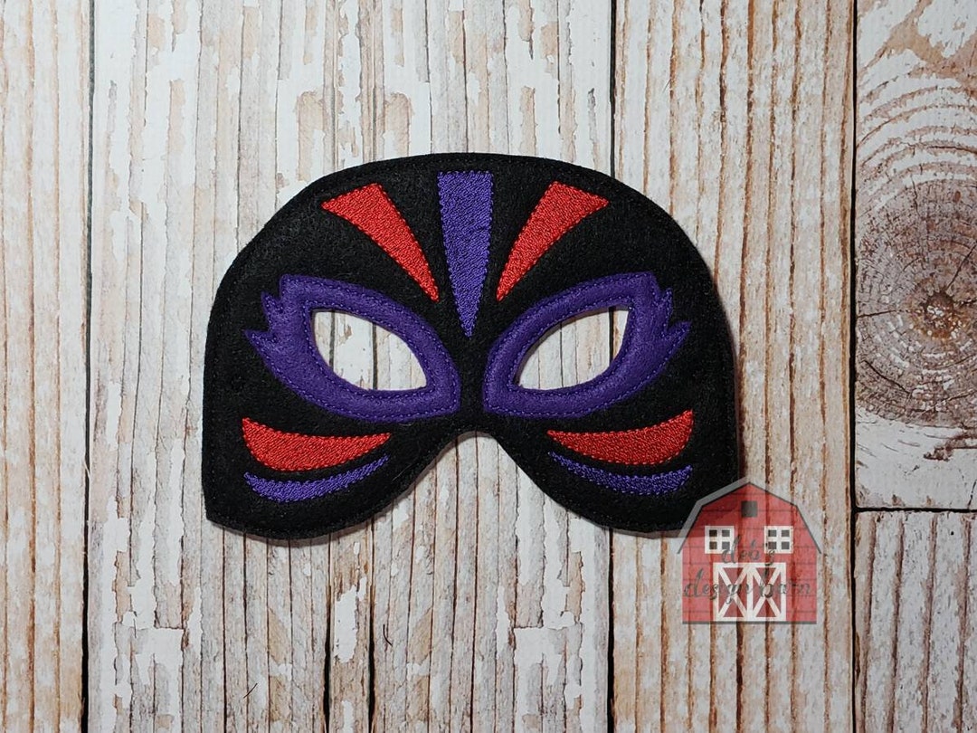 Luchador Mask Embroidery Design - Instant Download - Etsy