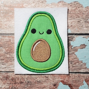Cute Avocado Embroidery Design - Instant Download - Etsy