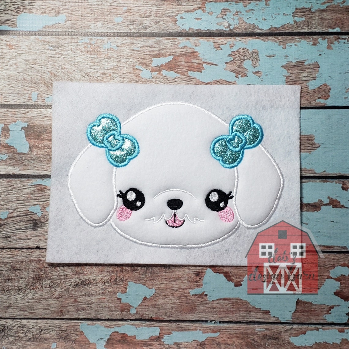Poodle Applique Embroidery Design Instant Download - Etsy