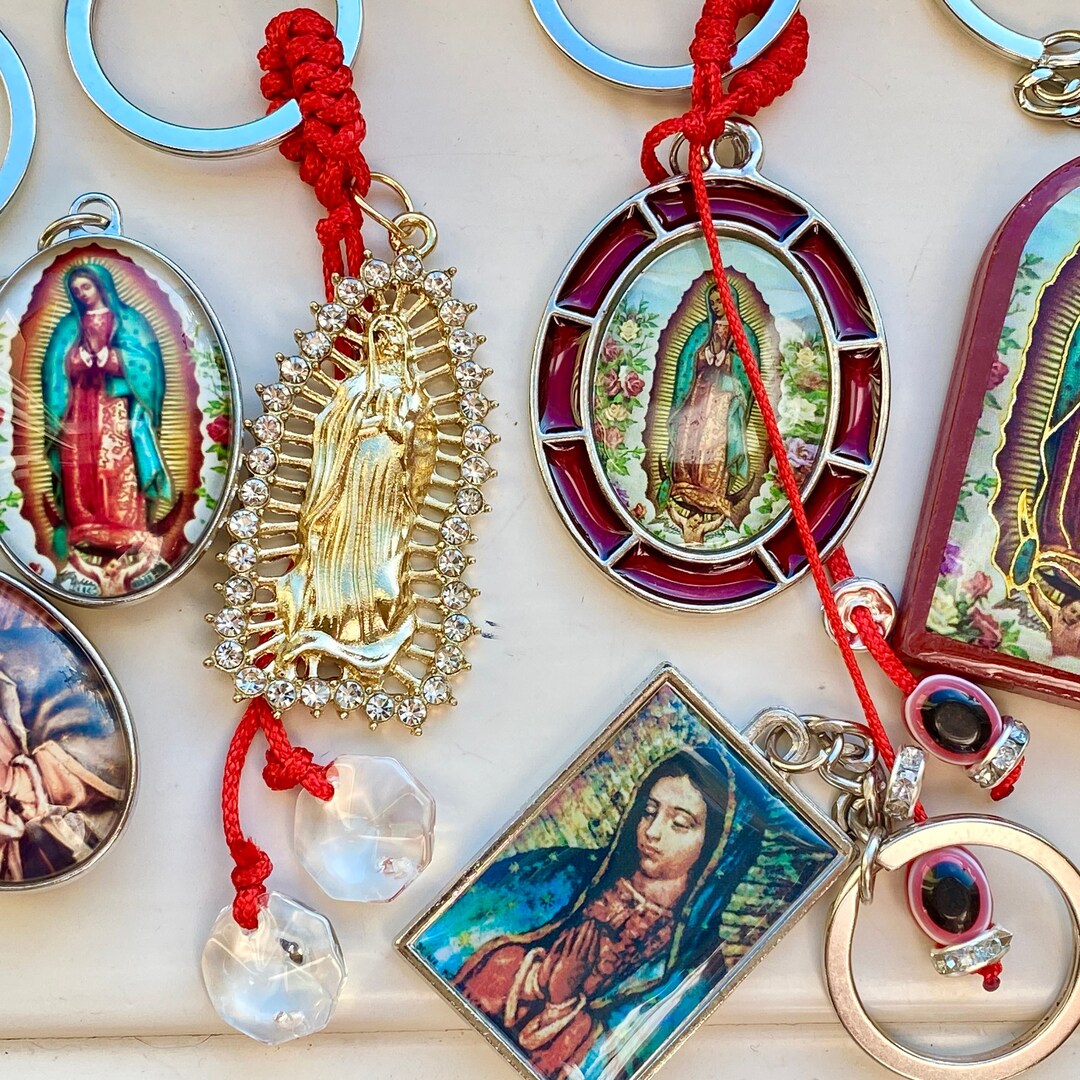 Virgin Mary Keychain, Our Lady of Guadalupe Keychain, Virgen De ...