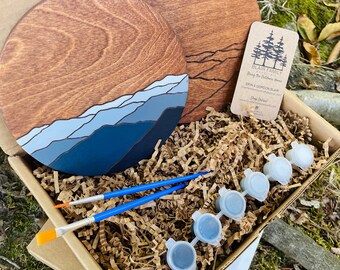 Mountainscape DIY Kit. Mountain Art, Birthday Party, Gift Idea for ...
