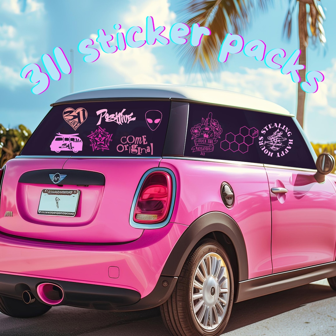 311 Band Sticker Pack – Vinyl Decals for Fans | 3"–6" Rock Band ...