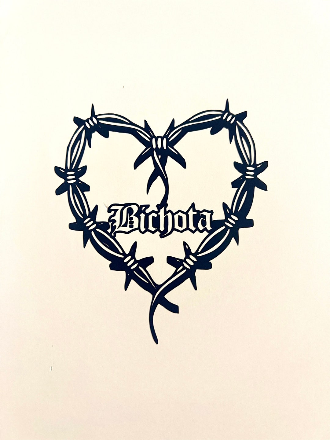 Karol G Barbed-wire Bichota Decal - Etsy Canada