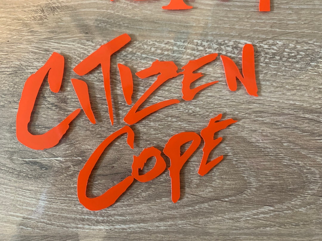 Citizen Cope Band Vinyl Decal - Custom Music Sticker for Car, Laptop ...