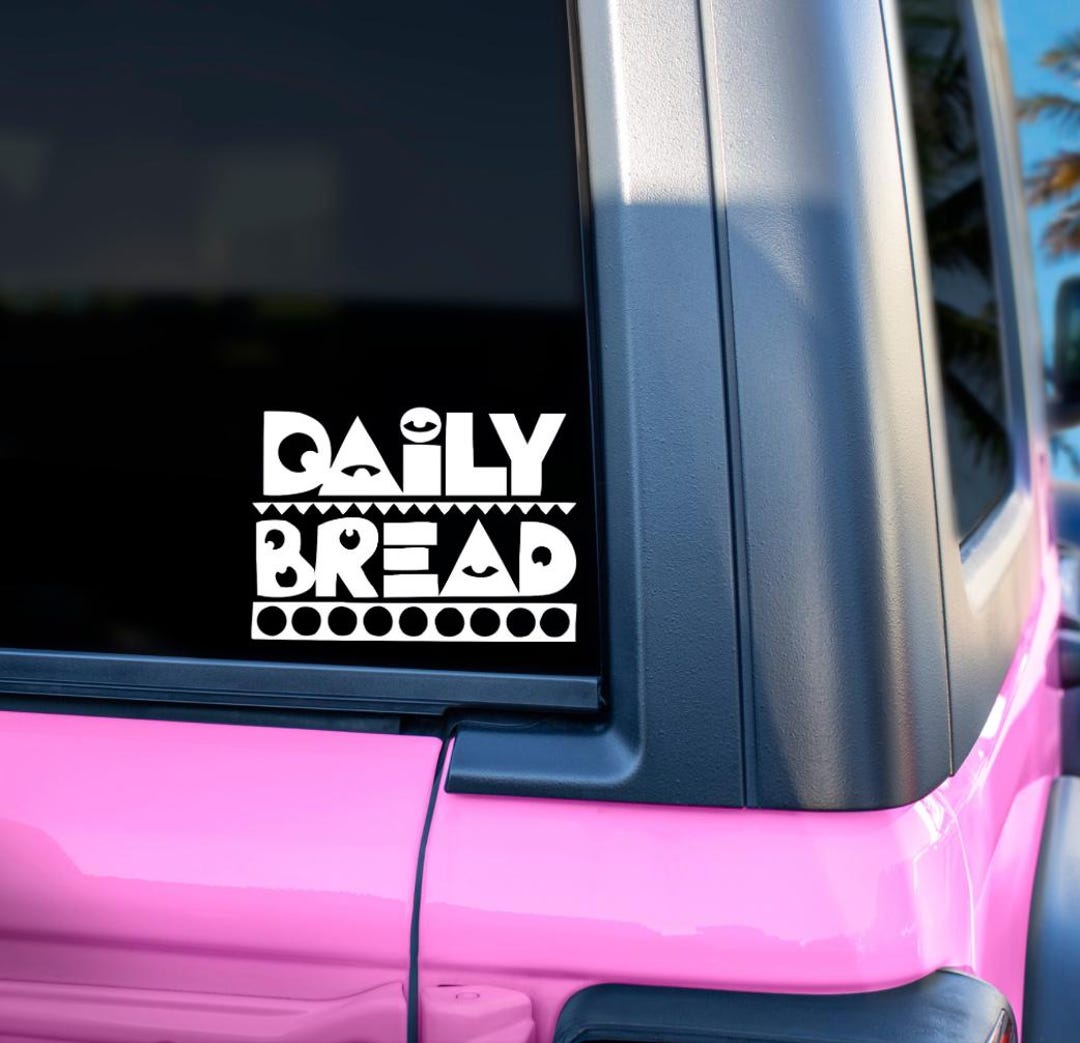 Daily Bread Electronic DJ Vinyl Decal Custom Sticker for Laptops, DJ ...