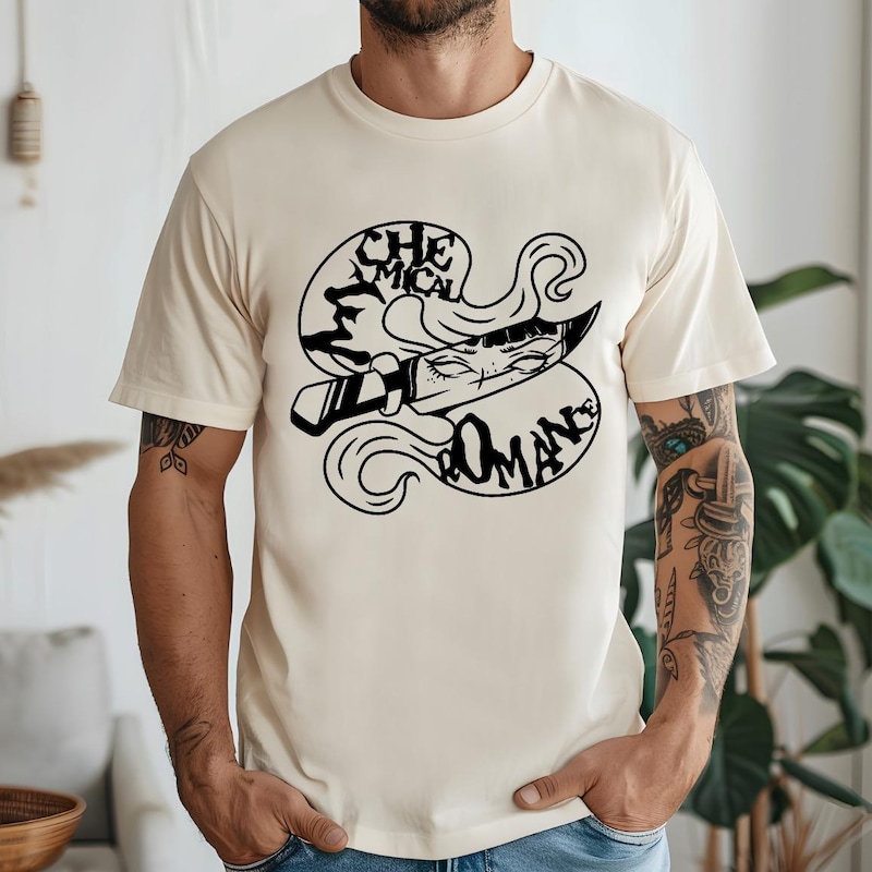 Pink Emo Graphic Tee - Etsy