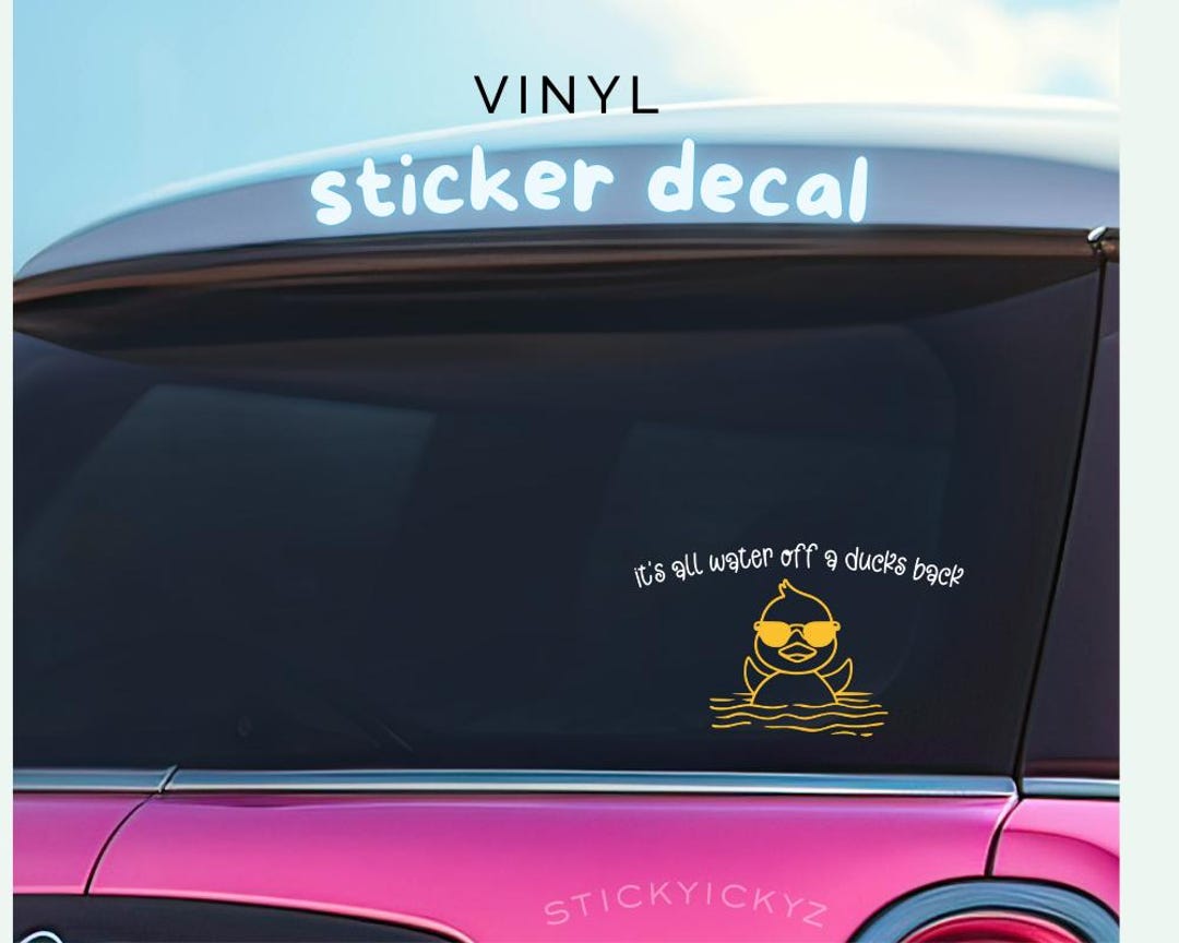 Rupaul Drag Race Vinyl Decal Sticker "it's All Water off a Ducks Back ...