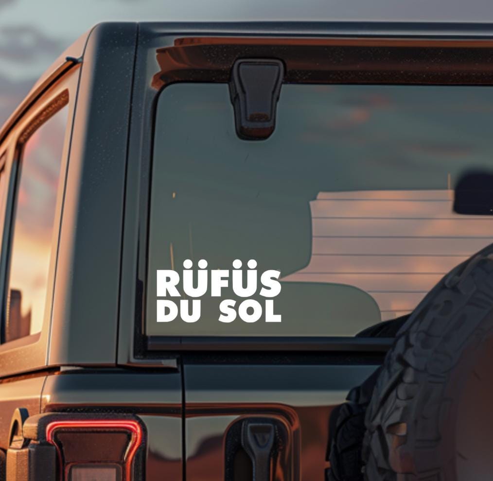 Rufus Du Sol Decal - Etsy