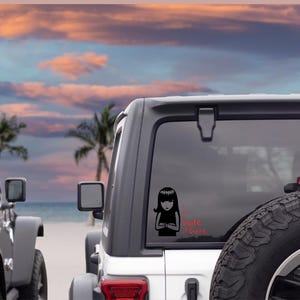 Emily the Strange Inspired Car Decal – Gothic Vinyl Sticker for Cars ...