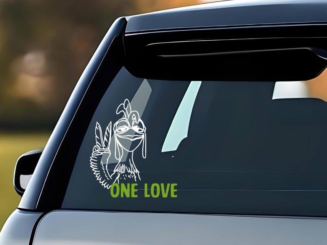 Chicken Joe Vinyl Sticker | Surfs up Cartoon Decal - Etsy
