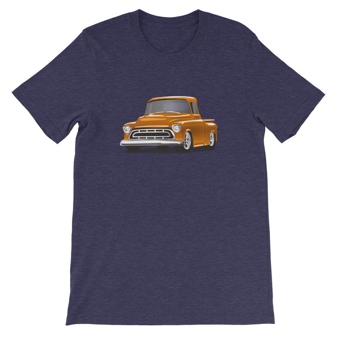 1957 Orange Chevrolet Pickup Truck T-shirt - Etsy