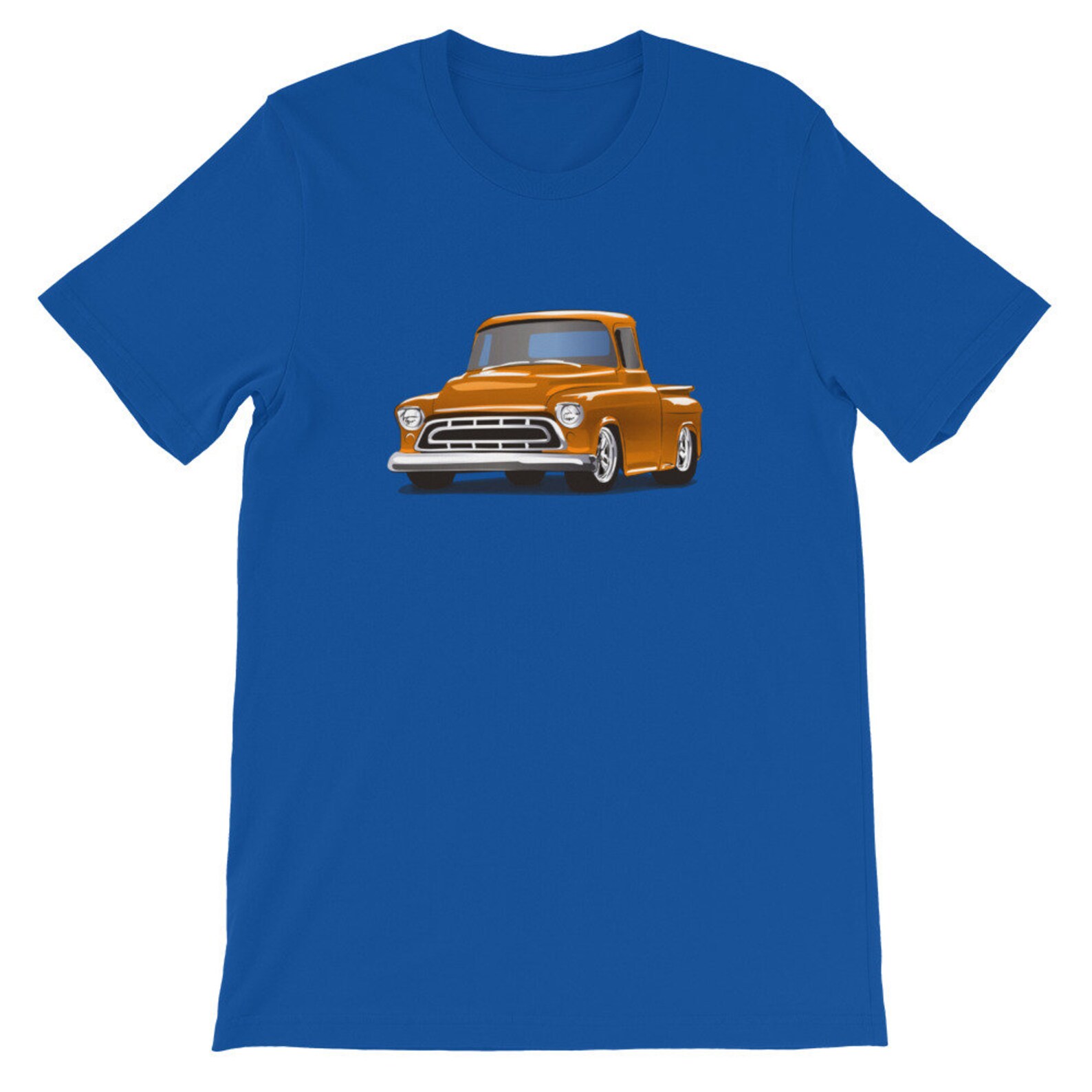 1957 Orange Chevrolet Pickup Truck T-shirt - Etsy