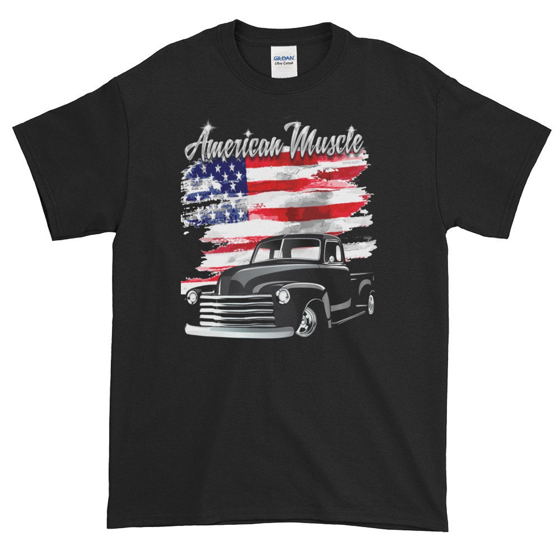 1948 Black Chevrolet Pickup Truck American Muscle T-shirt Shirt - Etsy
