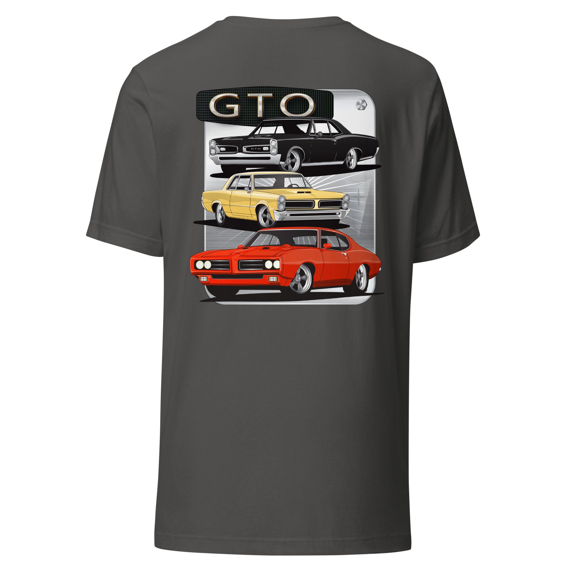 Pontiac GTO 1965 1966 1969 Classic Muscle Cars T-shirt - Etsy