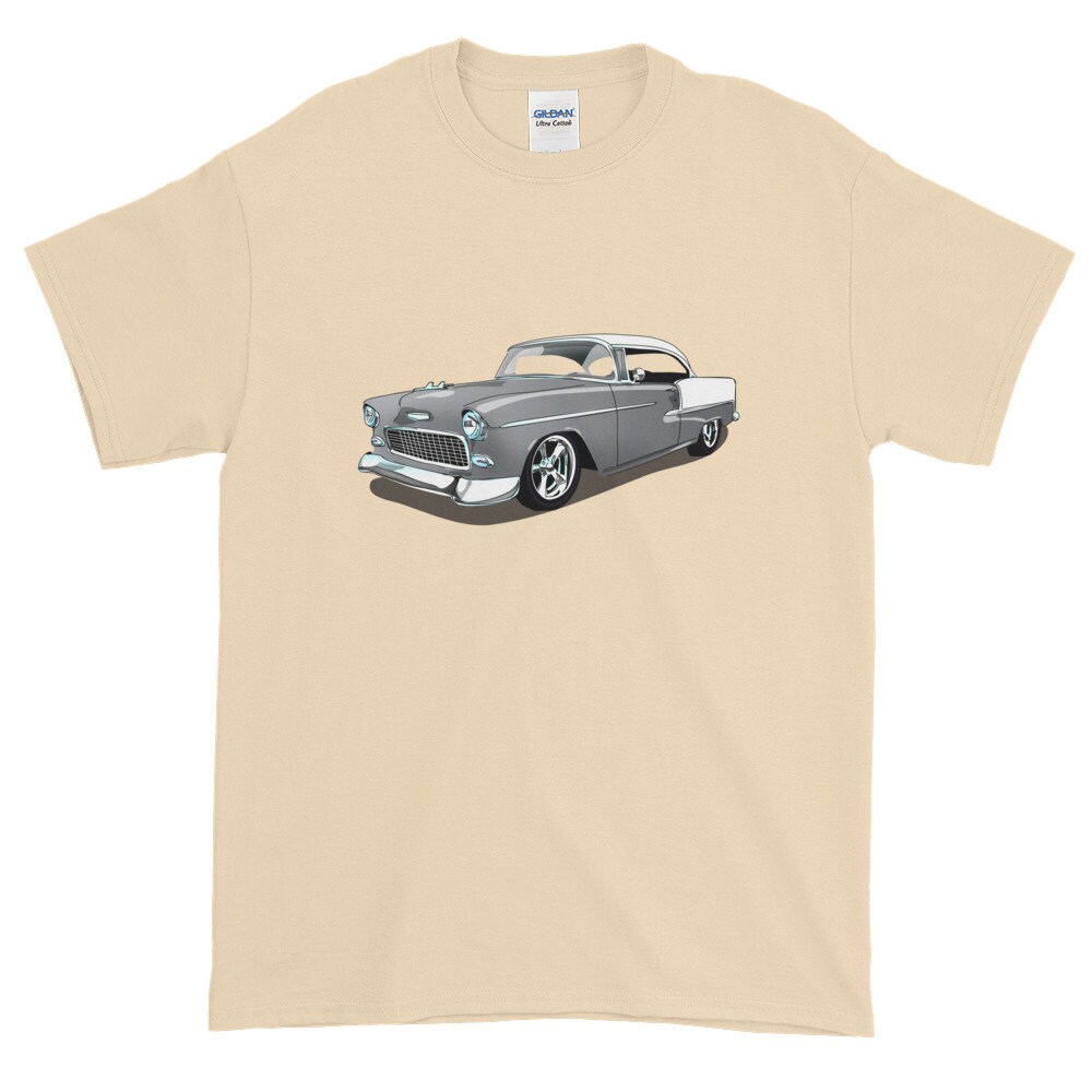 1955 Silver Grey Chevrolet Bel Air T-shirt Shirt - Etsy