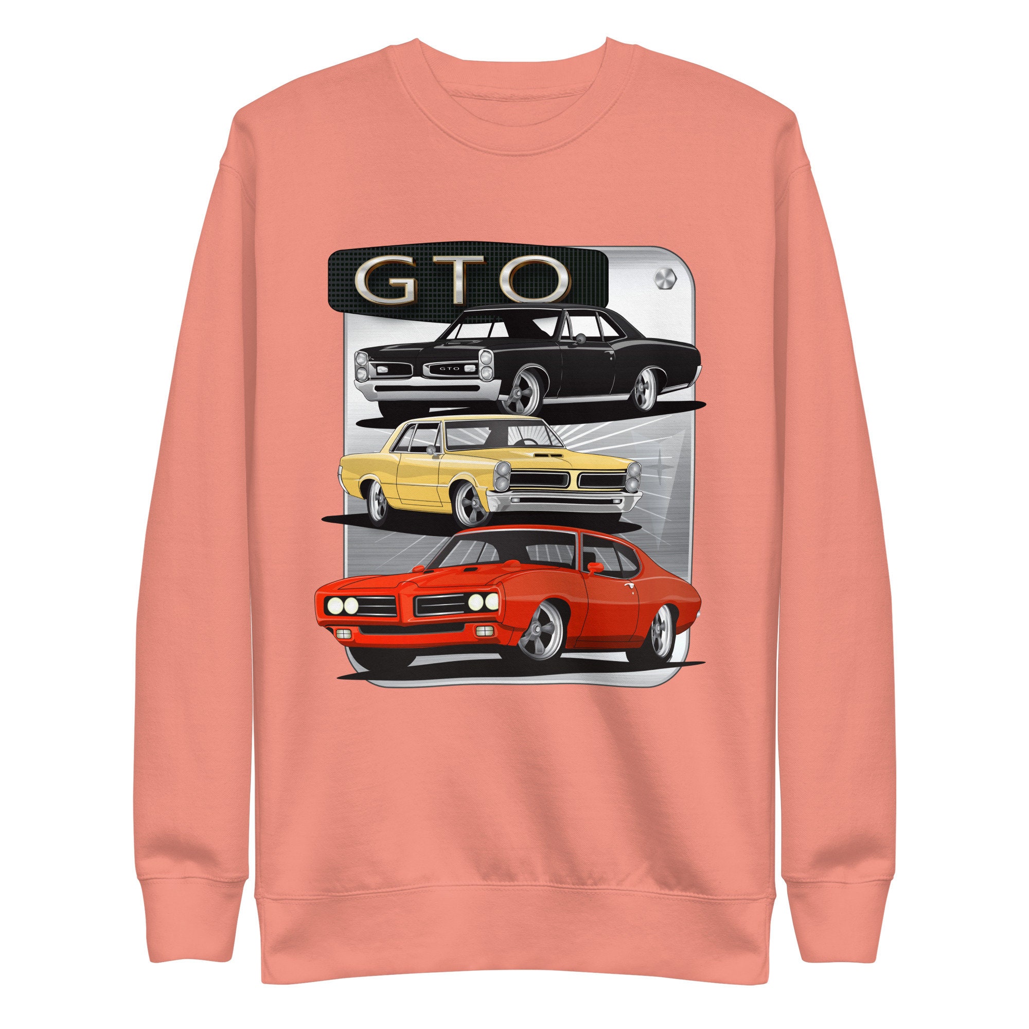 Pontiac GTO 1965 1966 1969 Classic Muscle Cars Premium Sweatshirt - Etsy