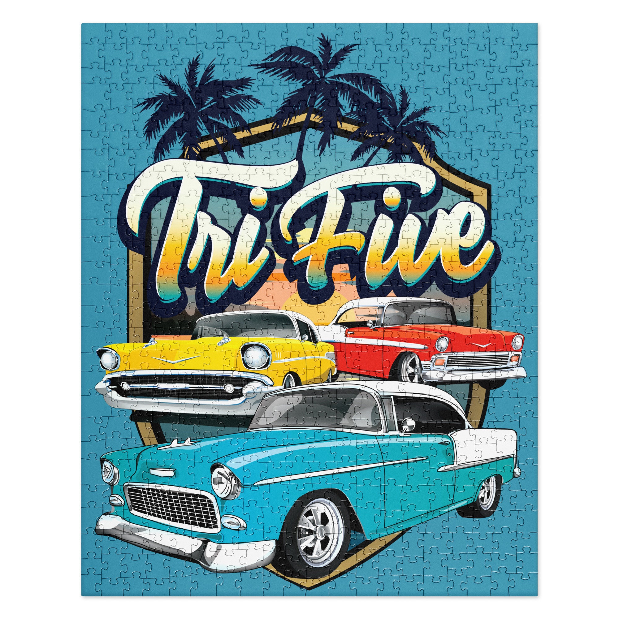 Trifive Vacation 1955 1956 1957 Chevy Bel Air T-shirt Chevrolet 55 56 ...