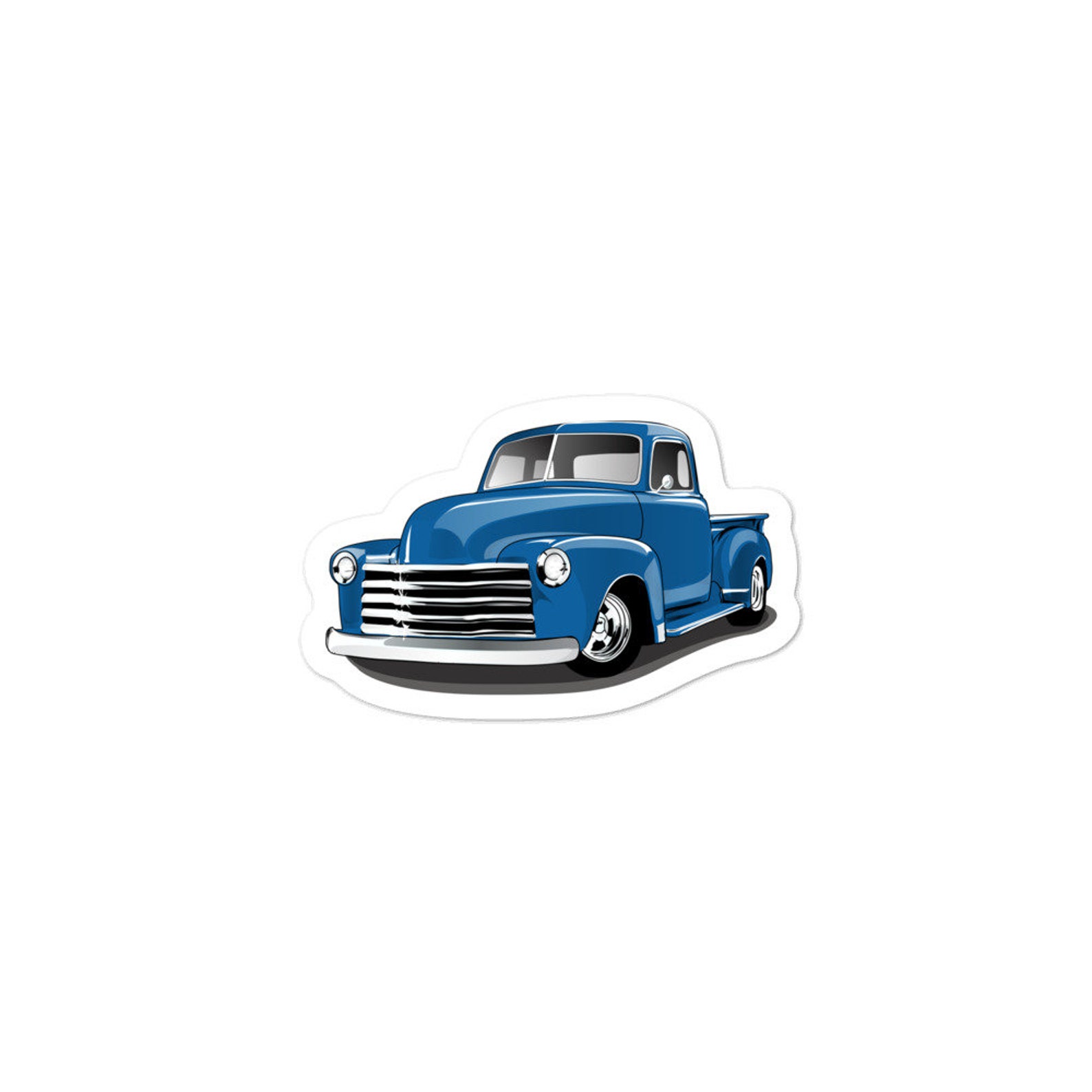 1948 Blue Chevrolet Pickup Truck Sticker Decal - Etsy